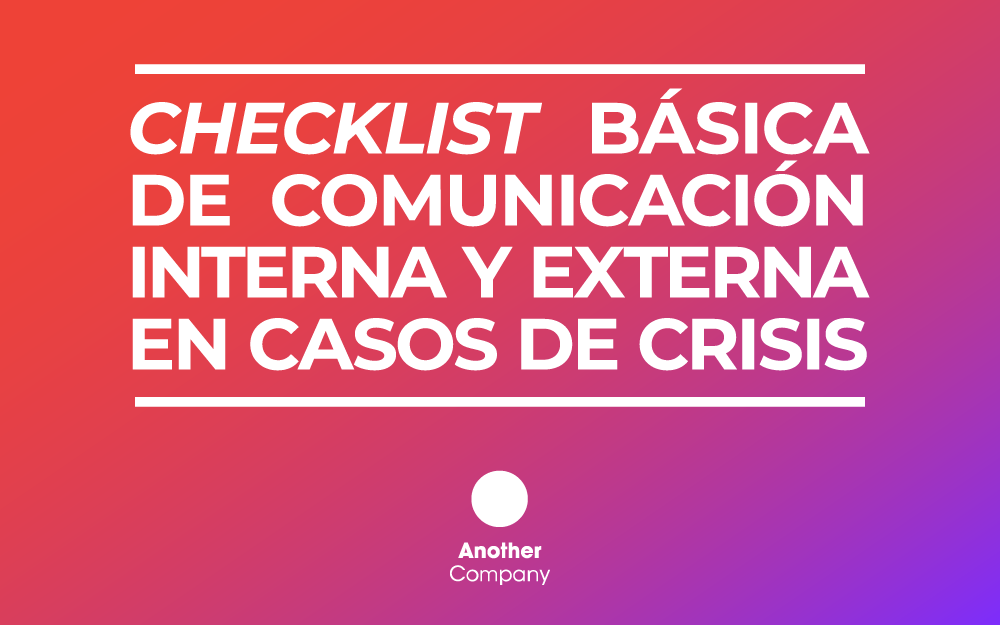 Descarga gratis checklists para tu marca en tiempos de crisis